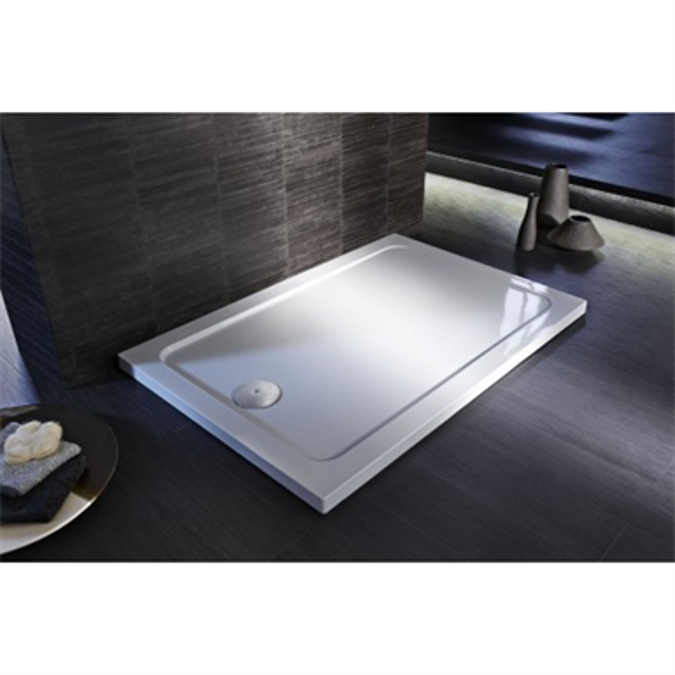 BIM objects - Free download! FLIGHT - Rectangular shower tray - 170 x ...