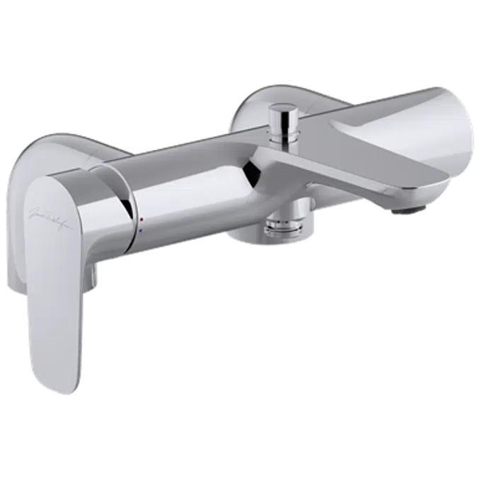BIM objects - Free download! ALEO - Single-lever deck-mount bath/shower ...