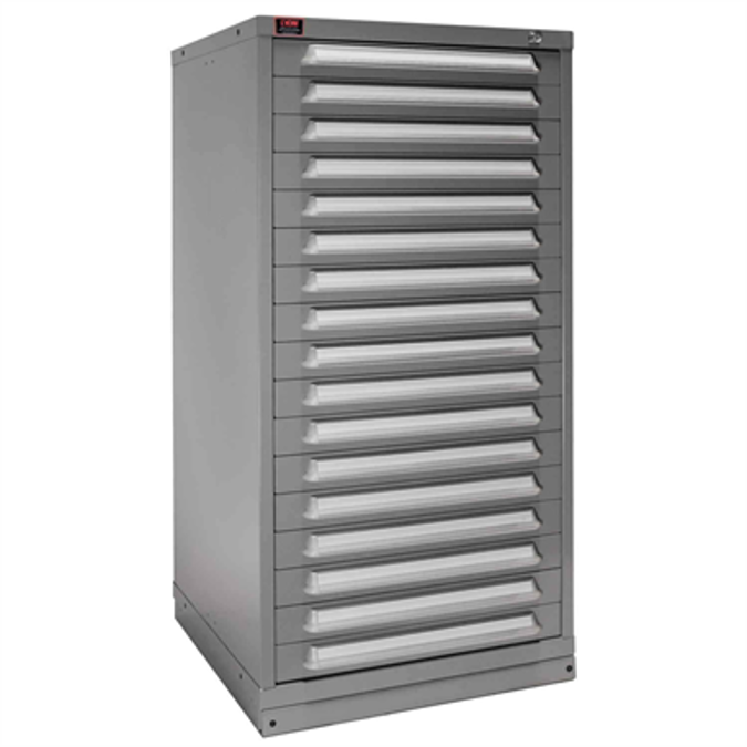 BIM objects - Free download! Lyon Modular Cabinet 17 Drawers | BIMobject