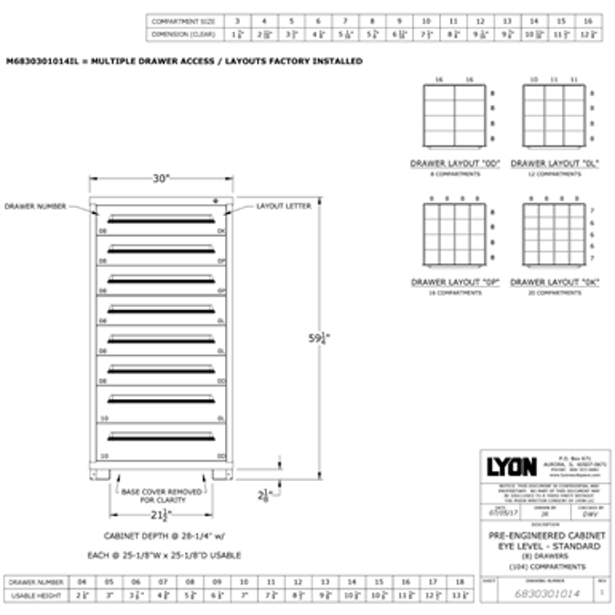 BIM objekty – zdarma ke stažení! Lyon Modular Cabinet Storage | BIMobject