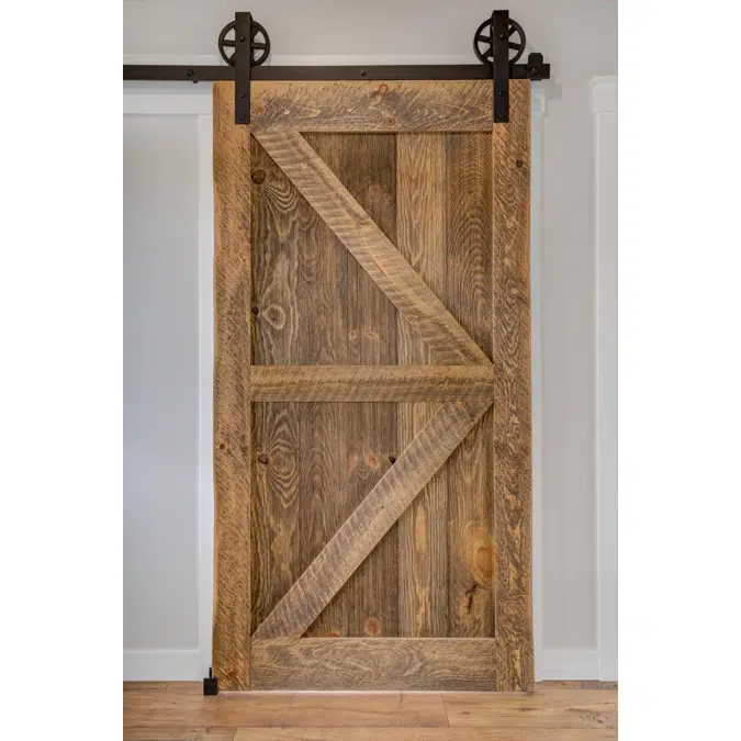 BIM objects - Free download! Rustic Barn Doors | BIMobject