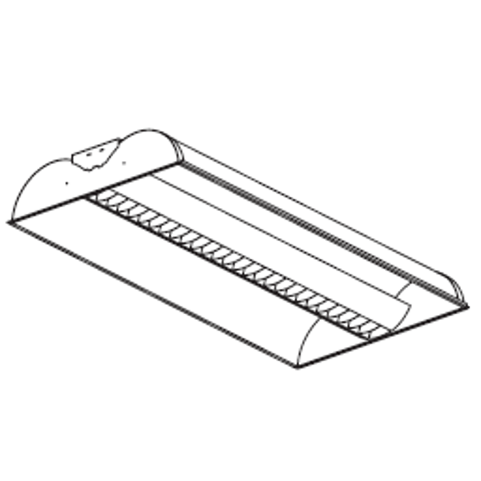 BIM objects - Free download! Arioso Recessed Louver Perf 2x4 | BIMobject