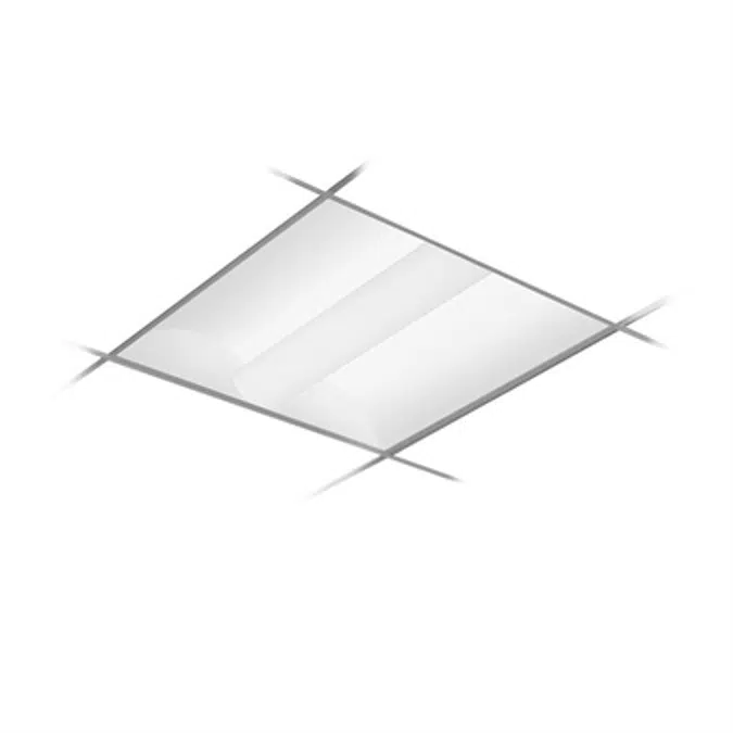 BIM objects - Free download! Arioso LED Ribbed Acrylic: 2x2 | BIMobject