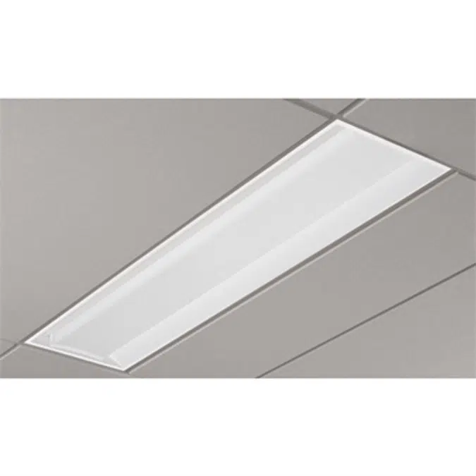 BIM objects - Free download! FluxGrid Recessed LED: 1x4 | BIMobject