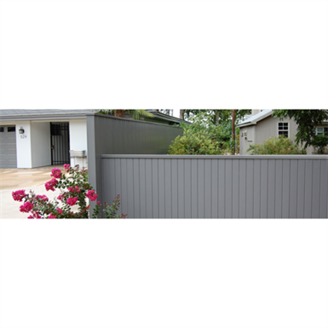 BIM objects - Free download! BERRIDGE ARCHITECTURAL PRIVACY FENCE ...