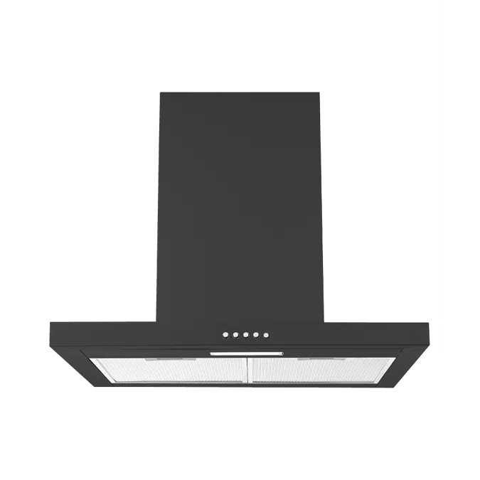 BIM objects - Free download! archived_Wall Rangehood, 60cm, Box Chimney ...