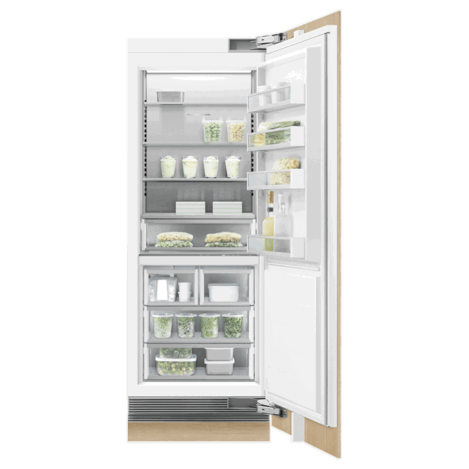 Objetos BIM - ¡Descarga gratis! Integrated Column Freezer, 76cm, Ice ...