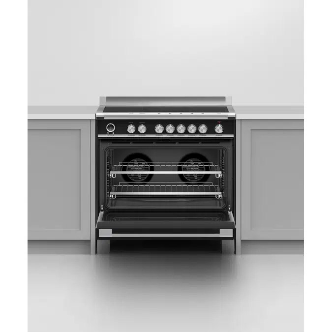 BIM objects - Free download! 90cm Series 9 Classic 5 Zone Induction ...