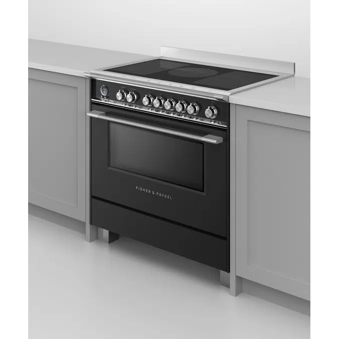 BIM objects - Free download! 90cm Series 9 Classic 5 Zone Induction ...