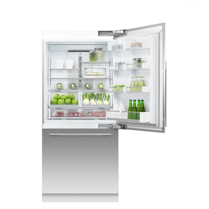 BIM objects - Free download! Integrated Refrigerator Freezer, 90.6cm ...