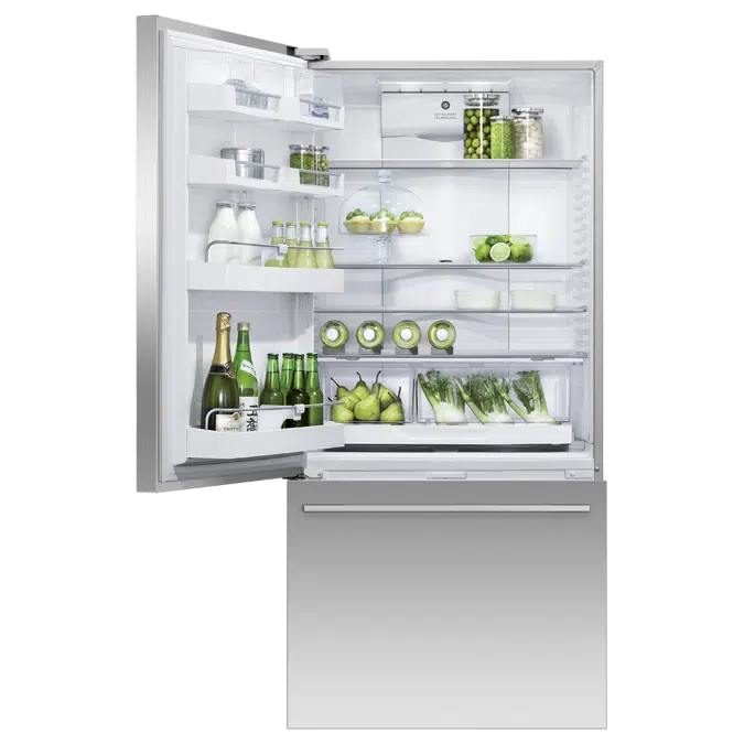 BIM objects - Free download! Freestanding Refrigerator Freezer, 79cm ...