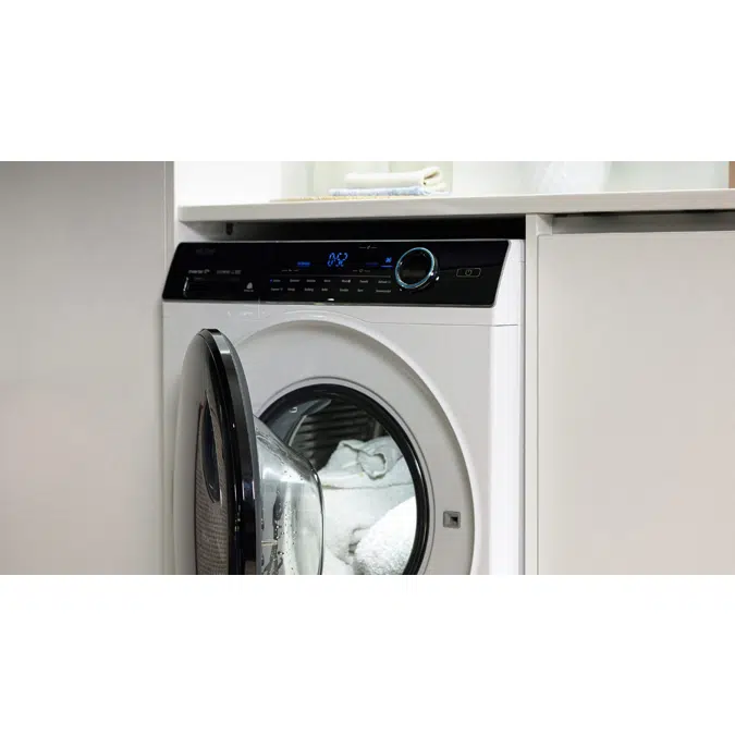 BIM objects - Free download! Front Loader Washing Machine, 8kg, UV Protect-HWF80ANB1 | BIMobject
