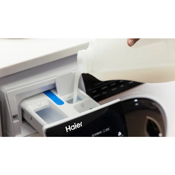 BIM objects - Free download! Front Loader Washing Machine, 8kg, UV Protect-HWF80ANB1 | BIMobject