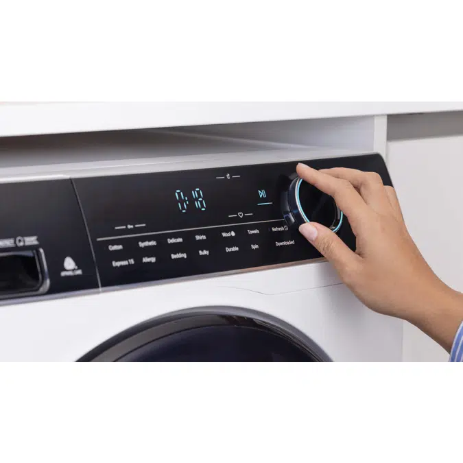 BIM objects - Free download! Front Loader Washing Machine, 8kg, UV Protect-HWF80ANB1 | BIMobject