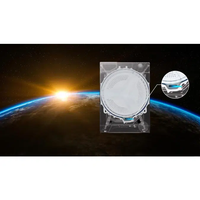 BIM objects - Free download! Front Loader Washing Machine, 8kg, UV Protect-HWF80ANB1 | BIMobject