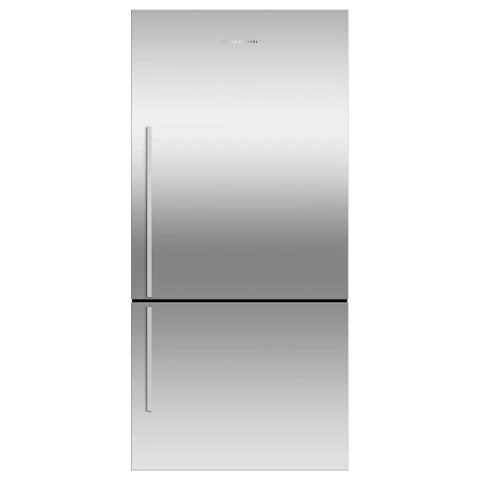 BIM objects - Free download! Freestanding Refrigerator Freezer, 79cm ...