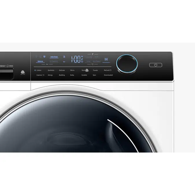 BIM objects - Free download! Front Loader Washing Machine, 9kg, UV ...