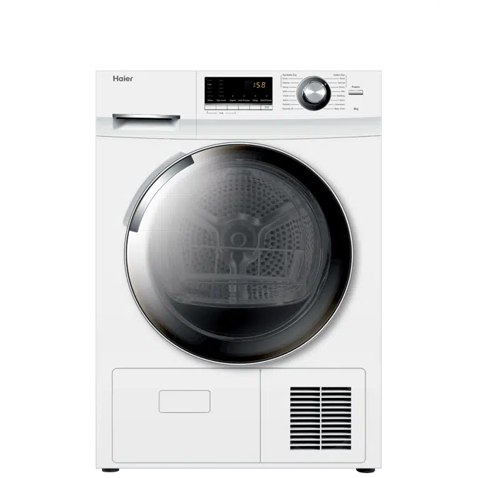 BIM objects - Free download! archived_Condensing Dryer, 8kg-HDC80E1 ...