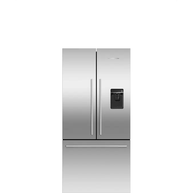 Oggetti BIM - Download gratuito! Freestanding French Door Refrigerator ...