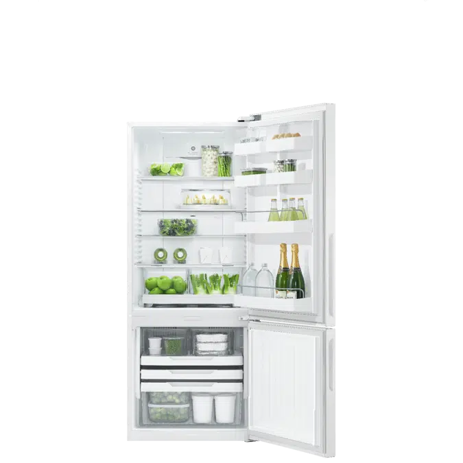 BIM objects - Free download! Freestanding Refrigerator Freezer, 68cm ...