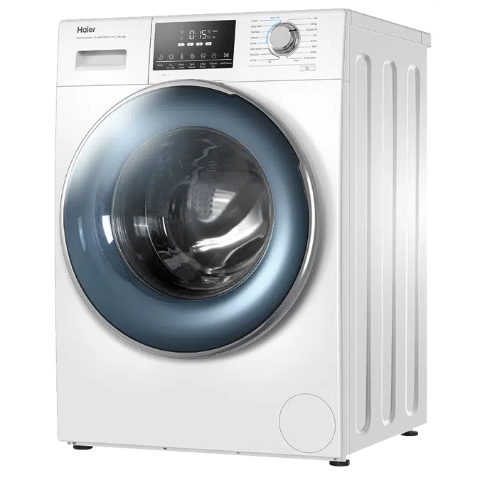 Objetos BIM - ¡Descarga gratis! Combi Front Loader Washer Dryer, 8kg + 4kg-HWD8040BW1 | BIMobject