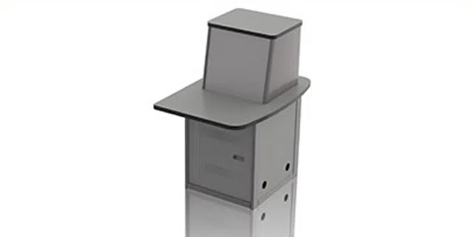 BIM objects - Free download! ABB CRS Cap Side desk Right | BIMobject