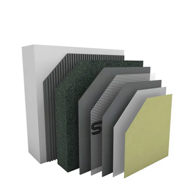 BIM objects - Free download! StoTherm Vario, External wall insulation ...