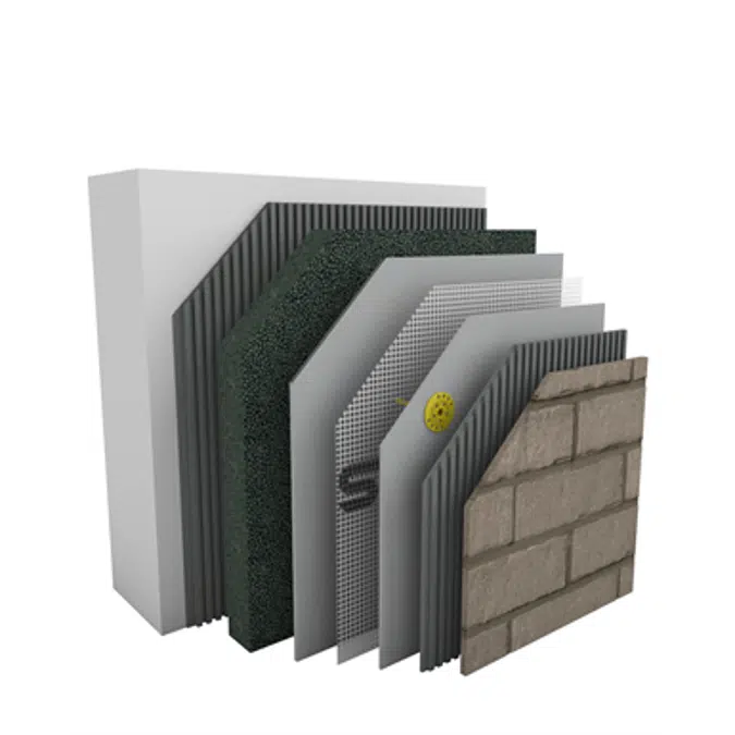 BIM objects - Free download! StoTherm Vario met harde bekleding ...