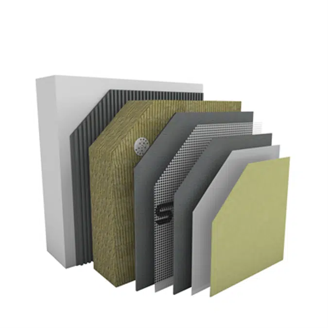 BIM objects - Free download! StoTherm Mineral, External wall insulation ...