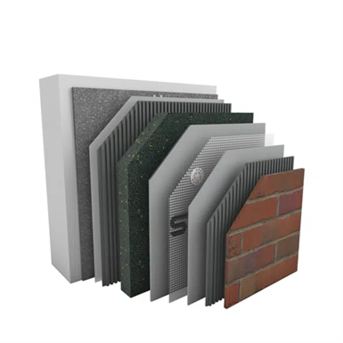 BIM objects - Free download! StoTherm Vario D, External wall insulation ...