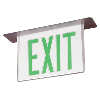 BIM objects - Free download! 44R Series Edge-Lit LED Exit Sign | BIMobject