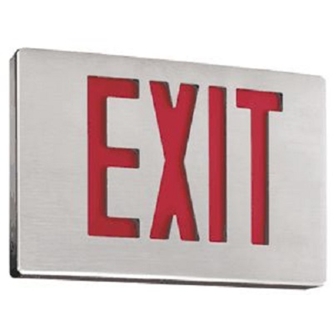 BIM objects - Free download! 46 Series LED Exit Sign | BIMobject