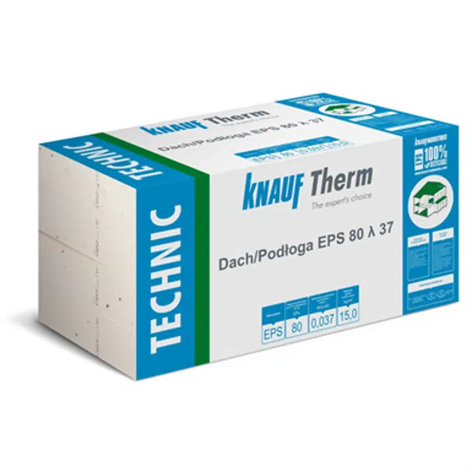 BIM objects - Free download! KNAUF Therm Pro Roof/Floor EPS 80 λ 37 ...