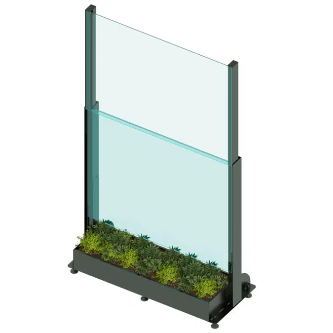 BIM object - ดาวน์โหลดฟรี! Libart's Kinetic Telescopic Glass Railing ...