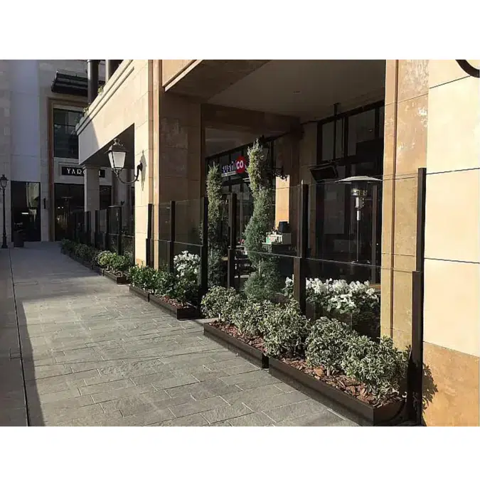 BIM objects - Free download! Libart's Kinetic Telescopic Glass Railing ...