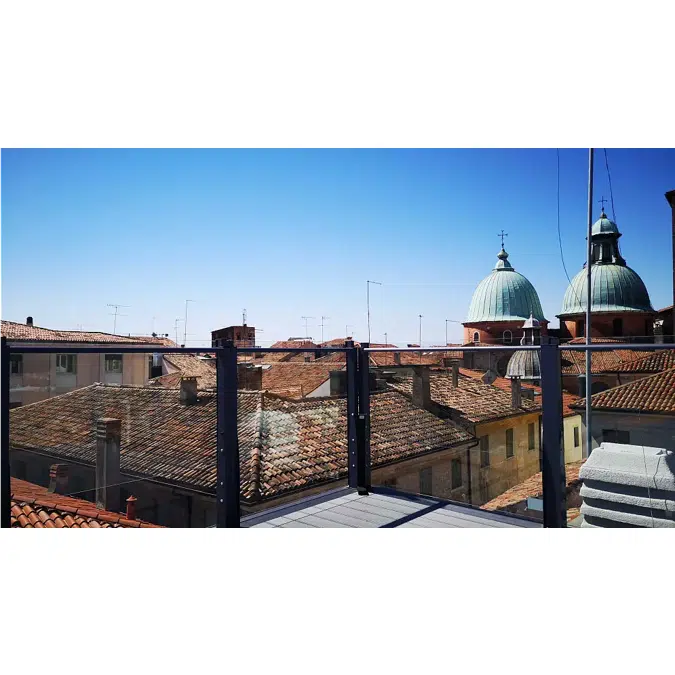 BIM objects - Free download! Libart's Kinetic Telescopic Glass Railing ...