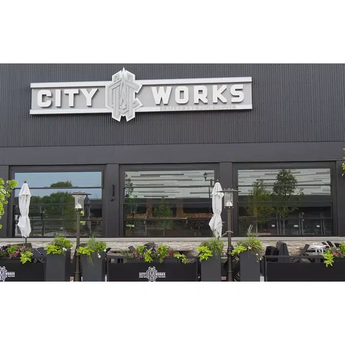 BIM objects - Free download! Maxi Vertical Retracting Door 4 - GUM | BIMobject