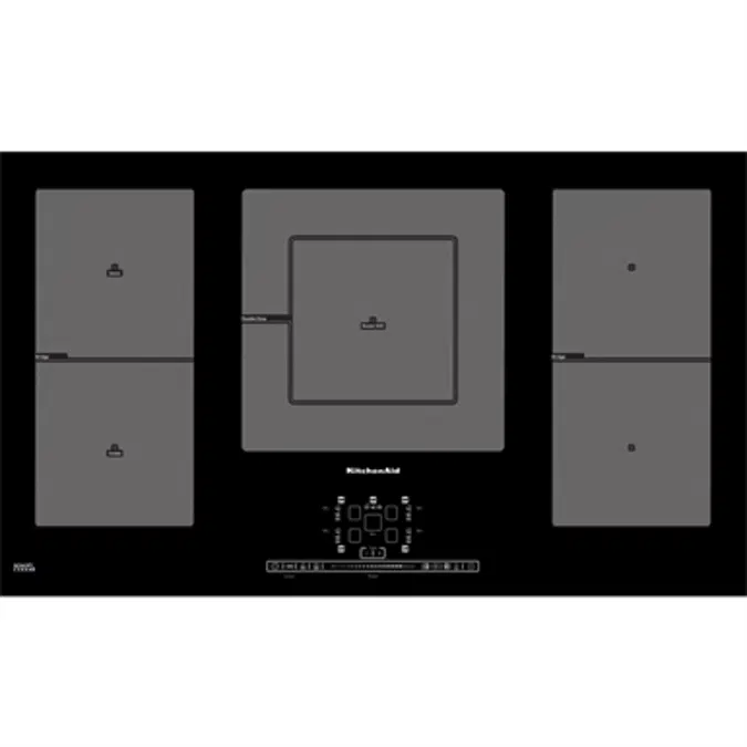 BIM objects - Free download! 90 CM Induction Hob | BIMobject