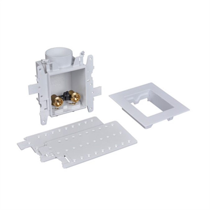 BIM objects - Free download! Oatey Moda Washing Machine Box, Copper ...