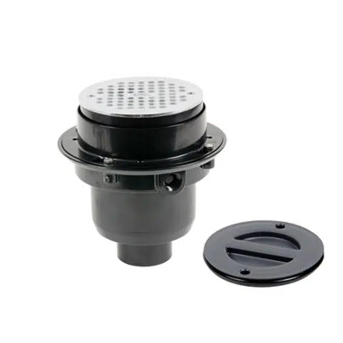 BIM objects - Free download! Round 6 Inch Chrome Strainer with Self ...