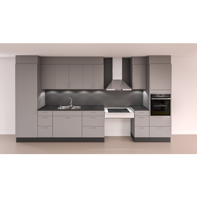 BIM objects - Free download! Wall Mounted Motorised Hob Module 6300HA ...