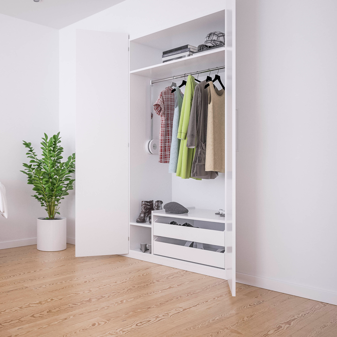 BIM objects - Free download! Electric Wardrobe Lift - BUTLER 720 ...