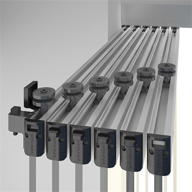 BIM objects - Free download! STRUGAL S30 VERTICAL GLASS (Sliding Glass ...