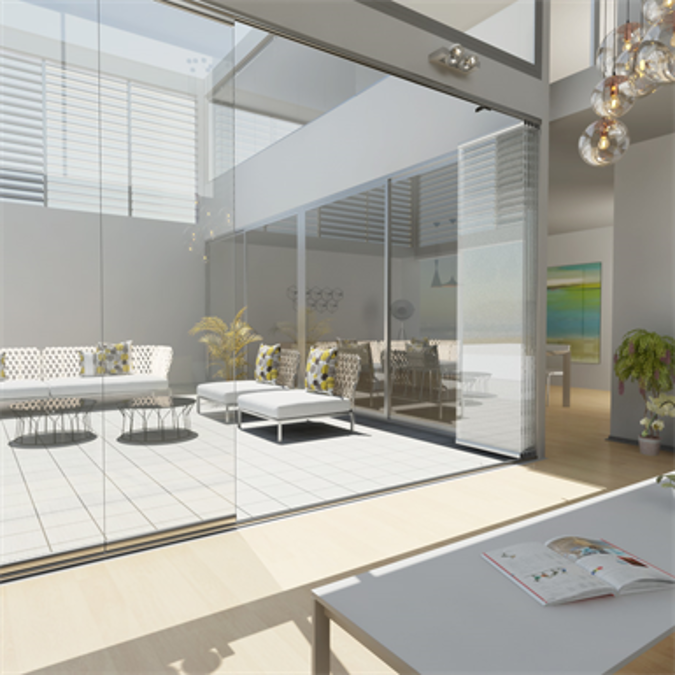 BIM objects - Free download! STRUGAL S30 VERTICAL GLASS (Sliding Glass ...