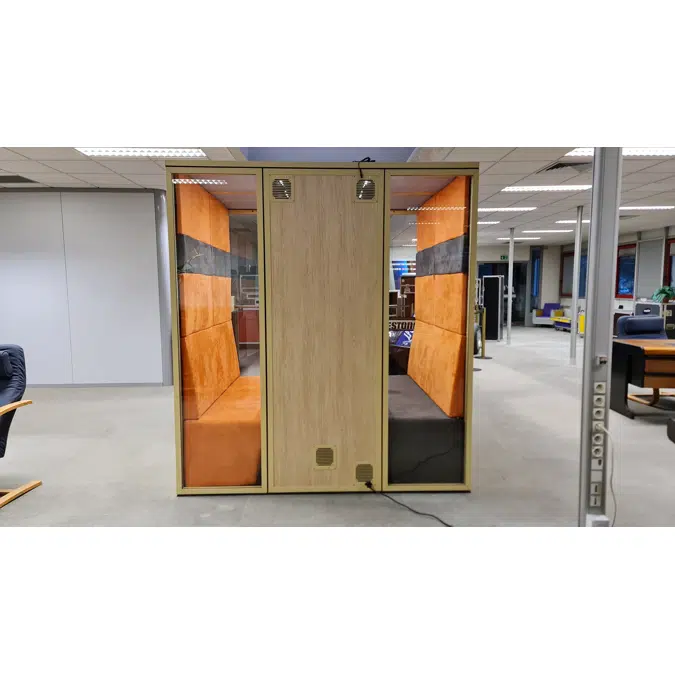 BIM objects - Free download! Work in cabin - QUATTRO+ - Acoustic office ...