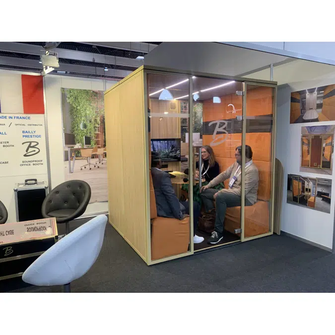 BIM objects - Free download! Work in cabin - QUATTRO+ - Acoustic office ...