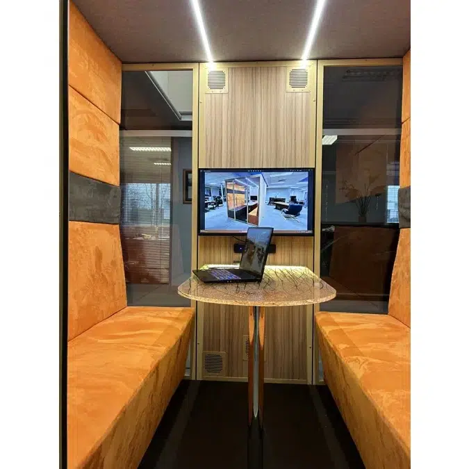 BIM objects - Free download! Work in cabin - QUATTRO+ - Acoustic office ...