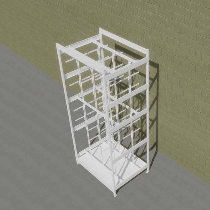 BIM objects - Free download! Spacesaver GROW Drying Rack System | BIMobject