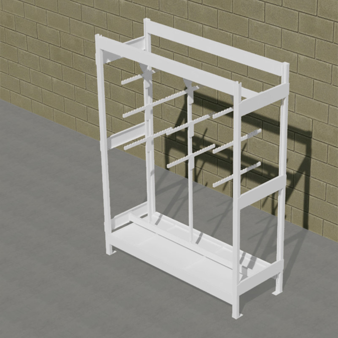 BIM objects - Free download! Spacesaver GROW Drying Rack System | BIMobject
