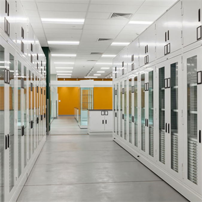 BIM objects - Free download! 920 Series - Preservation Cabinet - Double ...